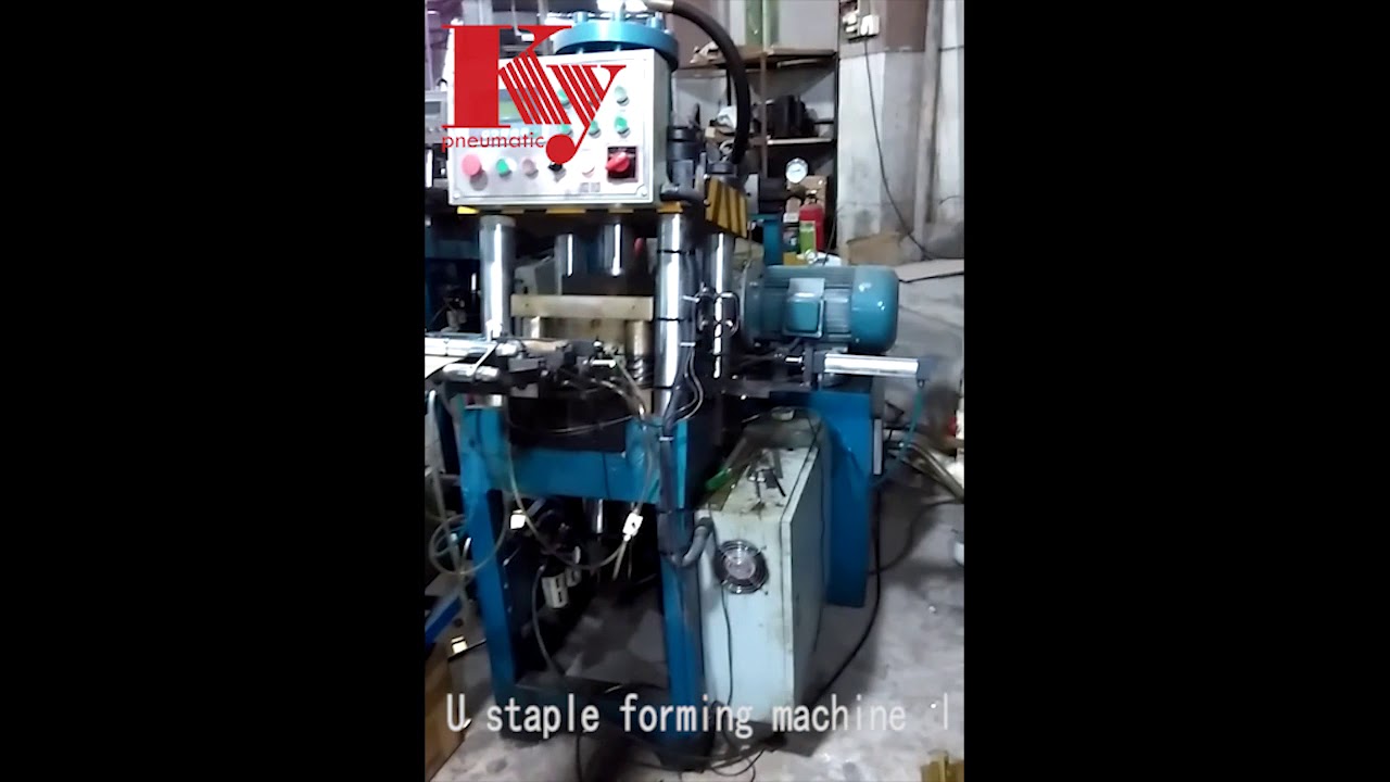 80 staple making machine - YouTube