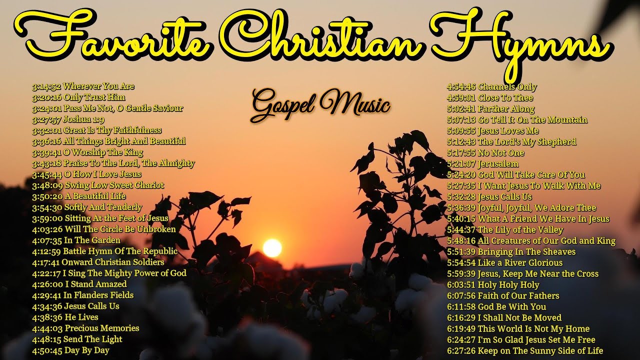 Favorite Christian Hymns - Gospel Music - YouTube