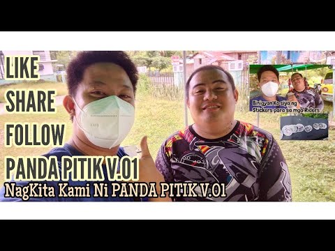 NagKita Kami Ni Panda Pitik V.01|Binigyan ko siya ng stickers para sa ...