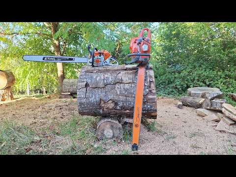 Husqvarna 592xp & Stihl MS 500i - chain test before work