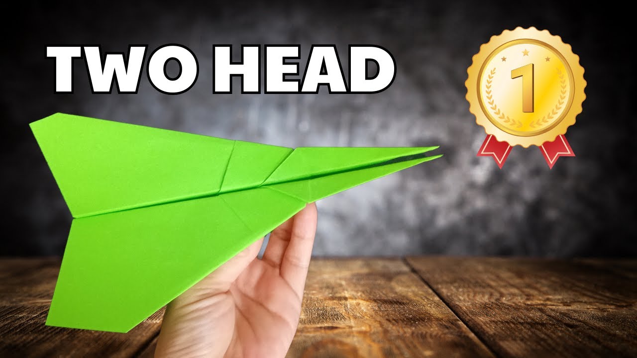 Super Long-Distance Paper Airplane – Make It in 1 Minute, Fly Like a ...