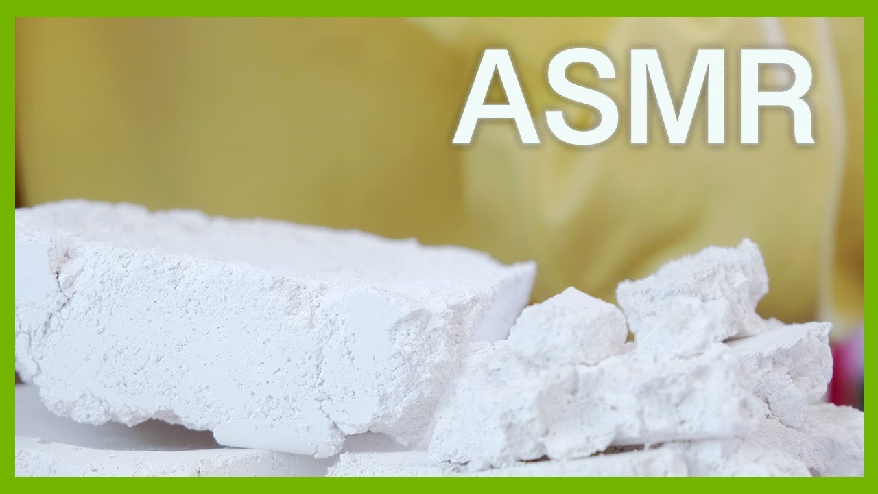 ASMR chalk/ASMR breaking chalk bricks/ ASMR soft chalk - YouTube