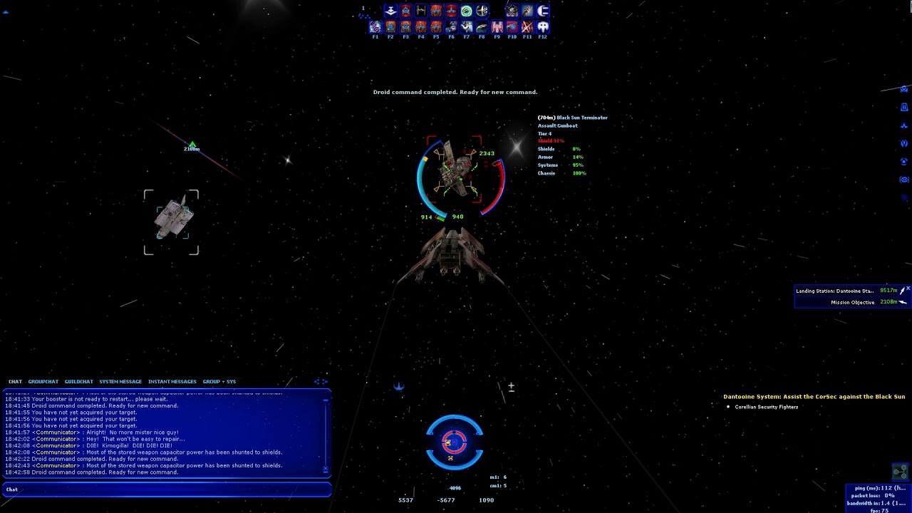 Star Wars Galaxies Legends - Tough Corsec squadron mission Part 2 - YouTube