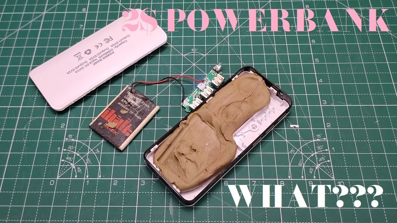 INSIDE a 2$ POWERBANK ??? - YouTube