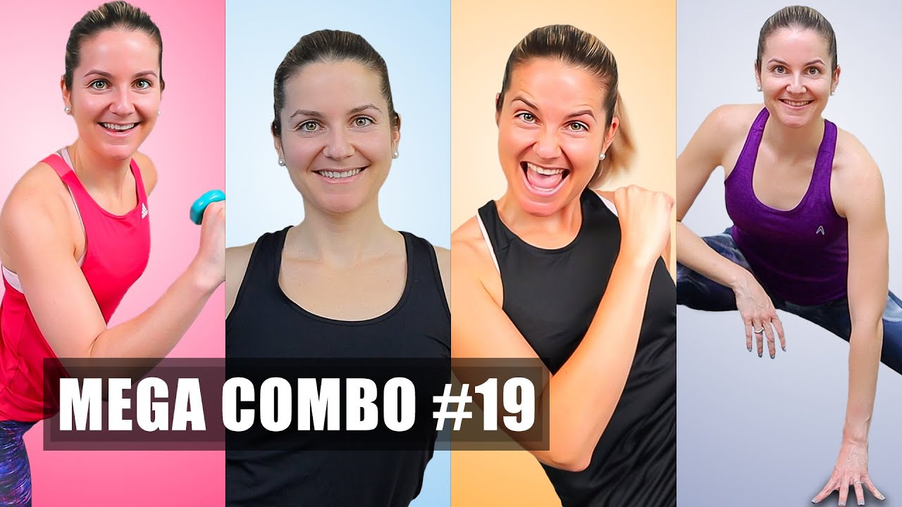 MEGA COMBO #19 🧡 COMBO STEP + FITBALL + HIIT | SIÉNTETE JOVEN - YouTube