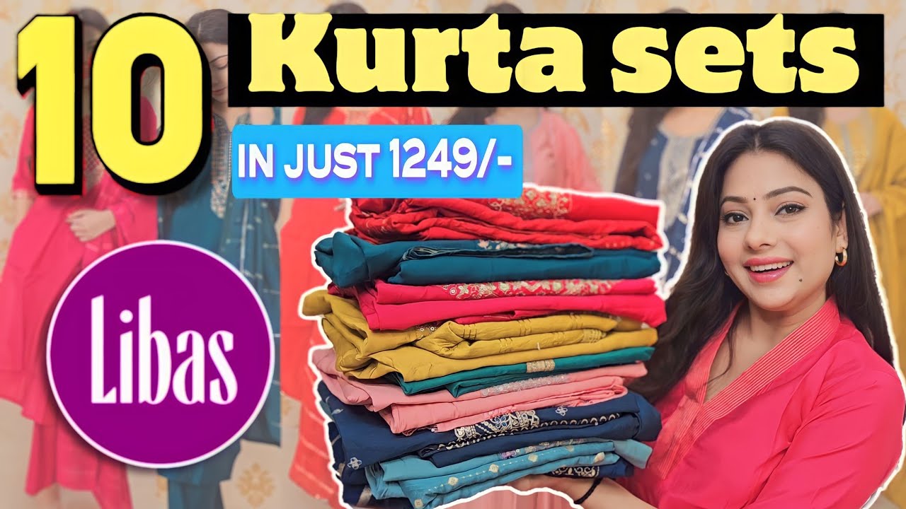 10 kurta seta from libas || Huge ethnic kurta sets haul in just 1249rs ...