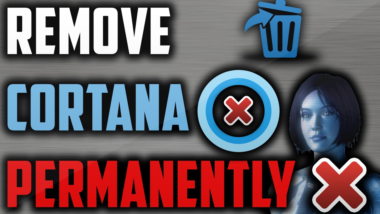 HOW TO DISABLE CORTANA ON WINDOWS 10 permanent remove! - YouTube