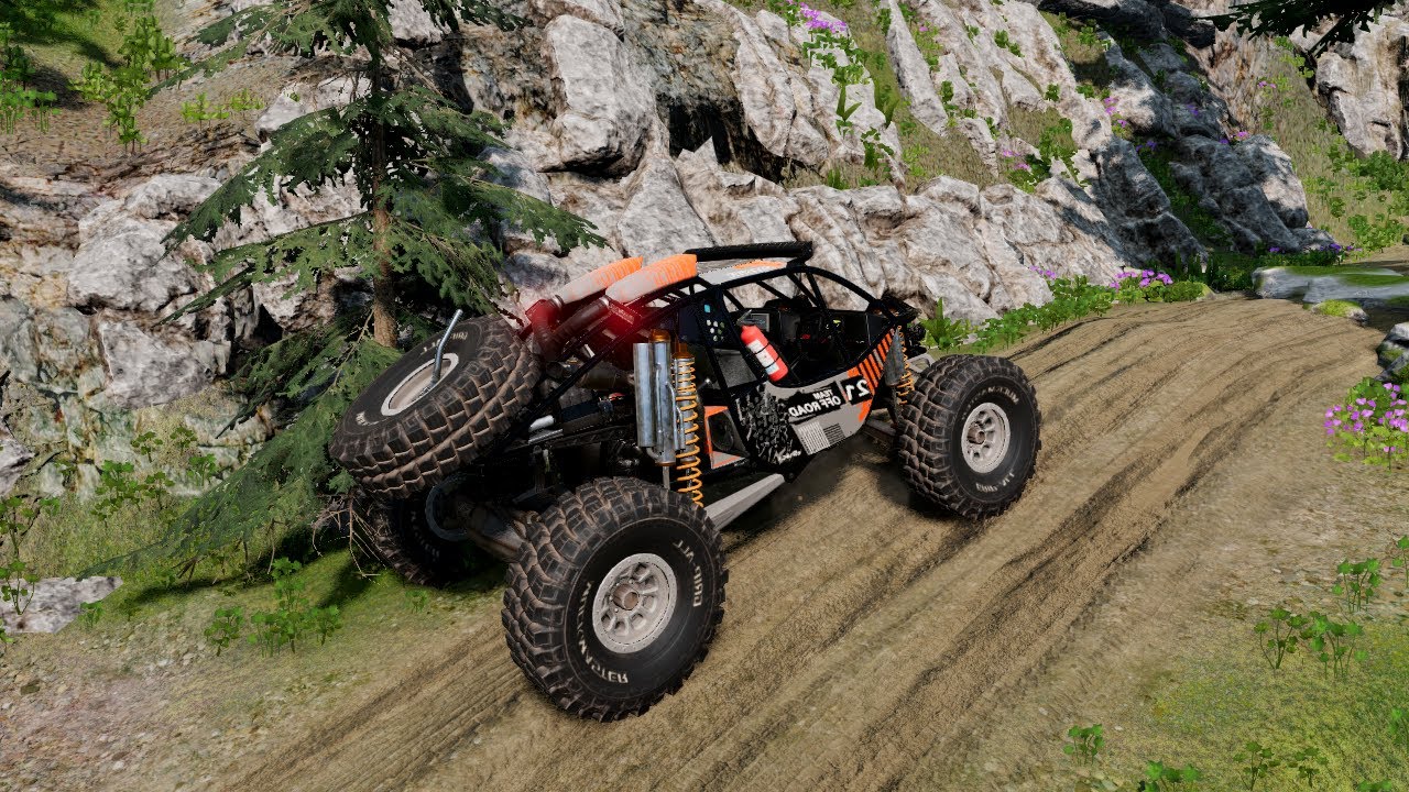 Rebuilding Off road Truck 4x4 Ford Tacoma Machine off Road 4 BeamNG ...