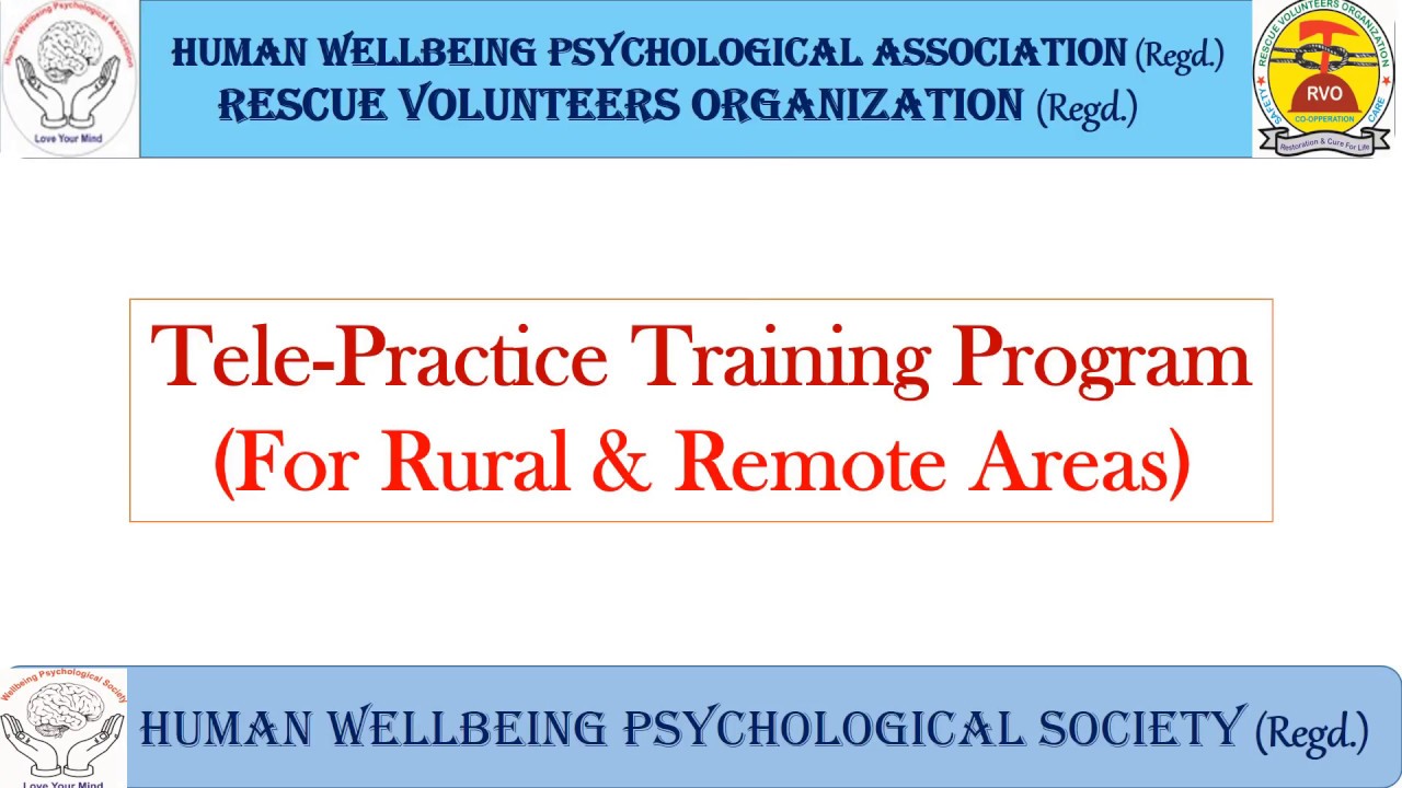 Tele Practice Training Program - YouTube