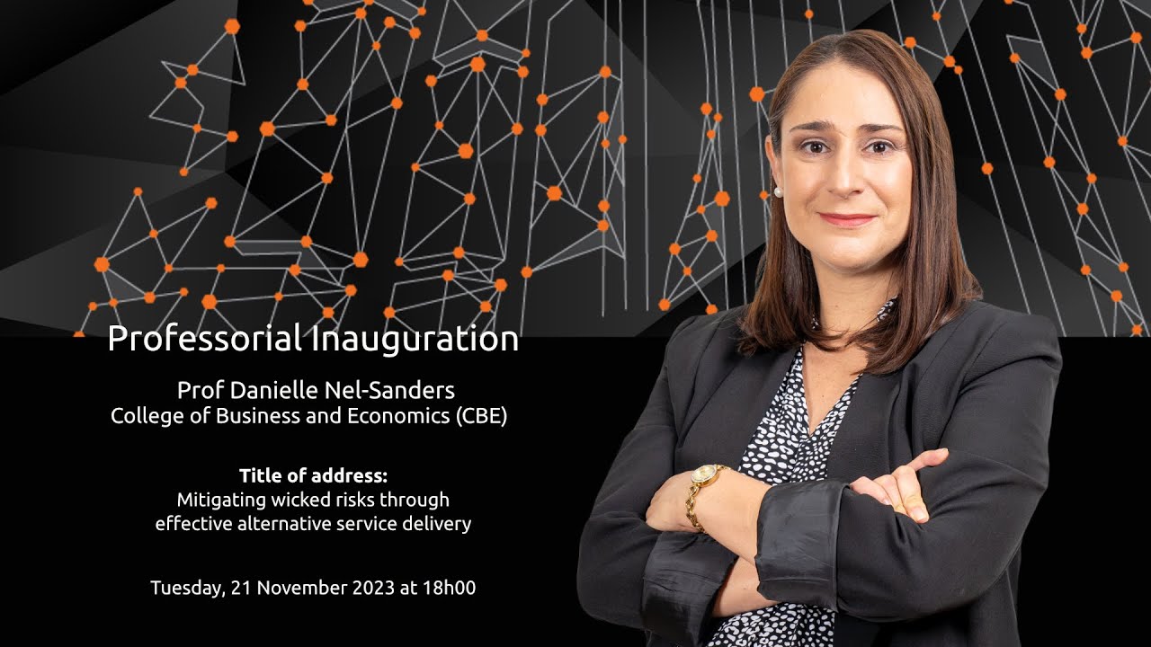 Professorial Inauguration: Prof Danielle Nel-Sanders - YouTube