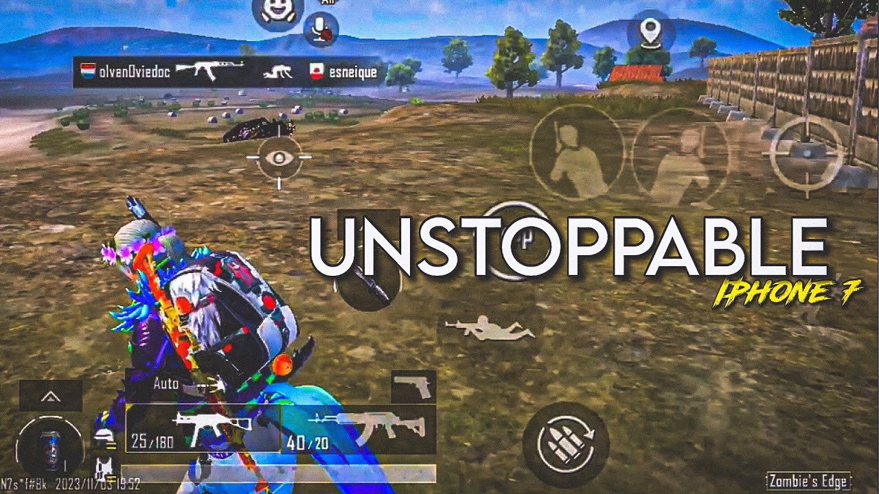 Unstoppable | PUBGM Mobile | IPhone 7 - 40 FPS - YouTube