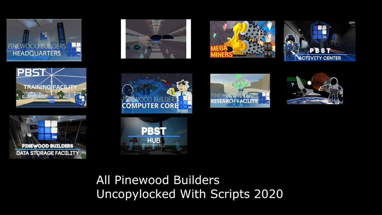 All Pinewood Builders Uncopylocked With Scripts 2020 - YouTube