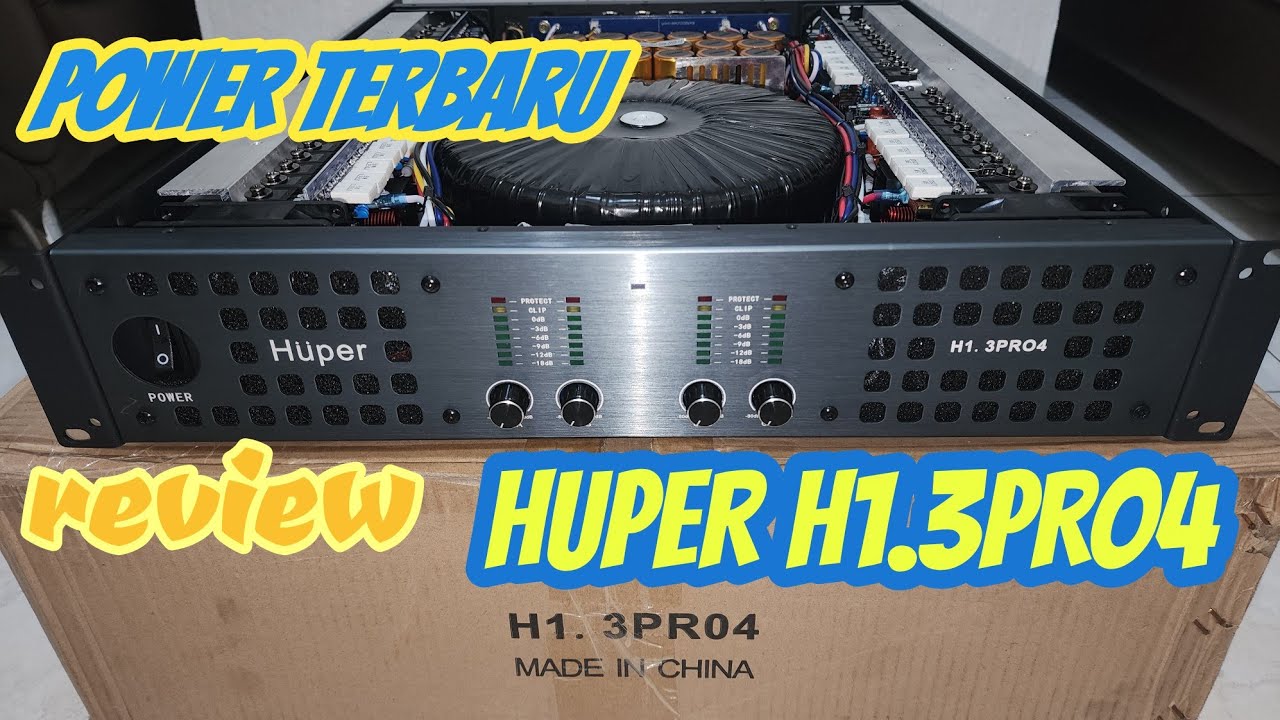 REVIEW POWER 4CH TERBARU HUPER H1.3PRO4 #huperindonesia # ...