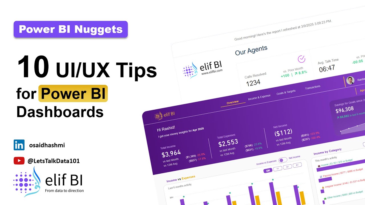 10 Power BI UI/UX Tips to Instantly Improve Your Dashboards - YouTube