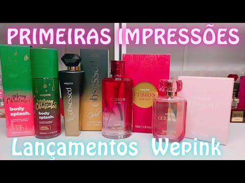 Primeiras Impressões Perfumes Lançamento Wepink - YouTube