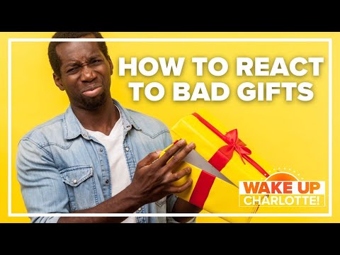 The best way to react to receiving an unwanted Christmas gift - YouTube