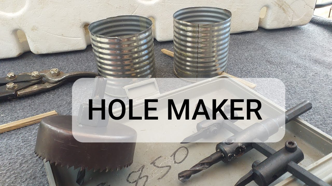 DIY HOLE MAKER FOR SNAP HYDROPONICS - YouTube