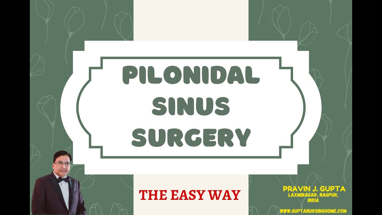 PILONIDAL SINUS SURGERY- LESS IS MORE - YouTube