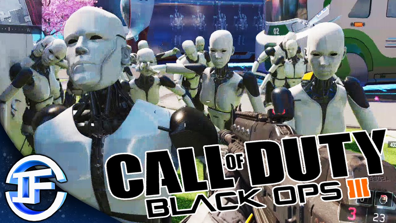 ROBOTS ZOMBIES EN NUKETOWN - EASTER EGG - BLACK OPS 3 - YouTube