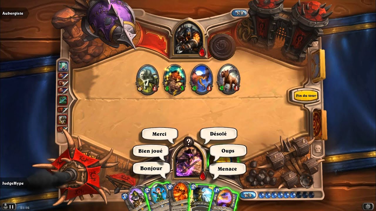 HearthStone : Héros Medivh (emotes, animations) - YouTube