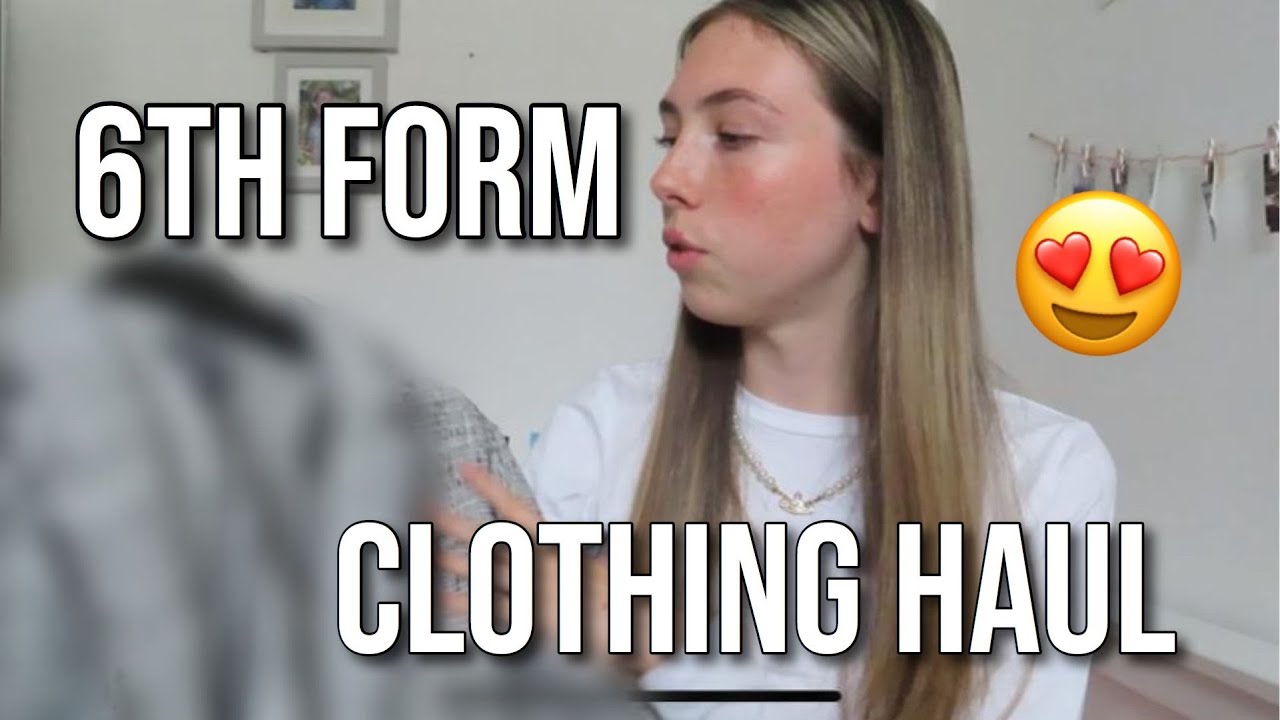 Sixth Form Clothing Haul |strict dress code edition | year12 - YouTube