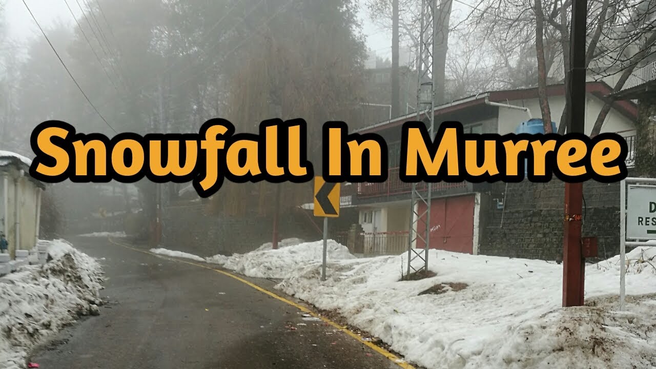 Snowfall In Murree - YouTube