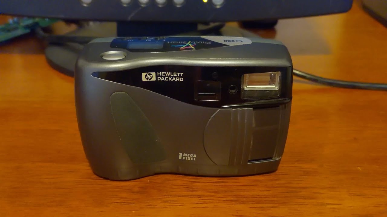 Another Old HP Digital Camera - HP Photosmart C200 - YouTube