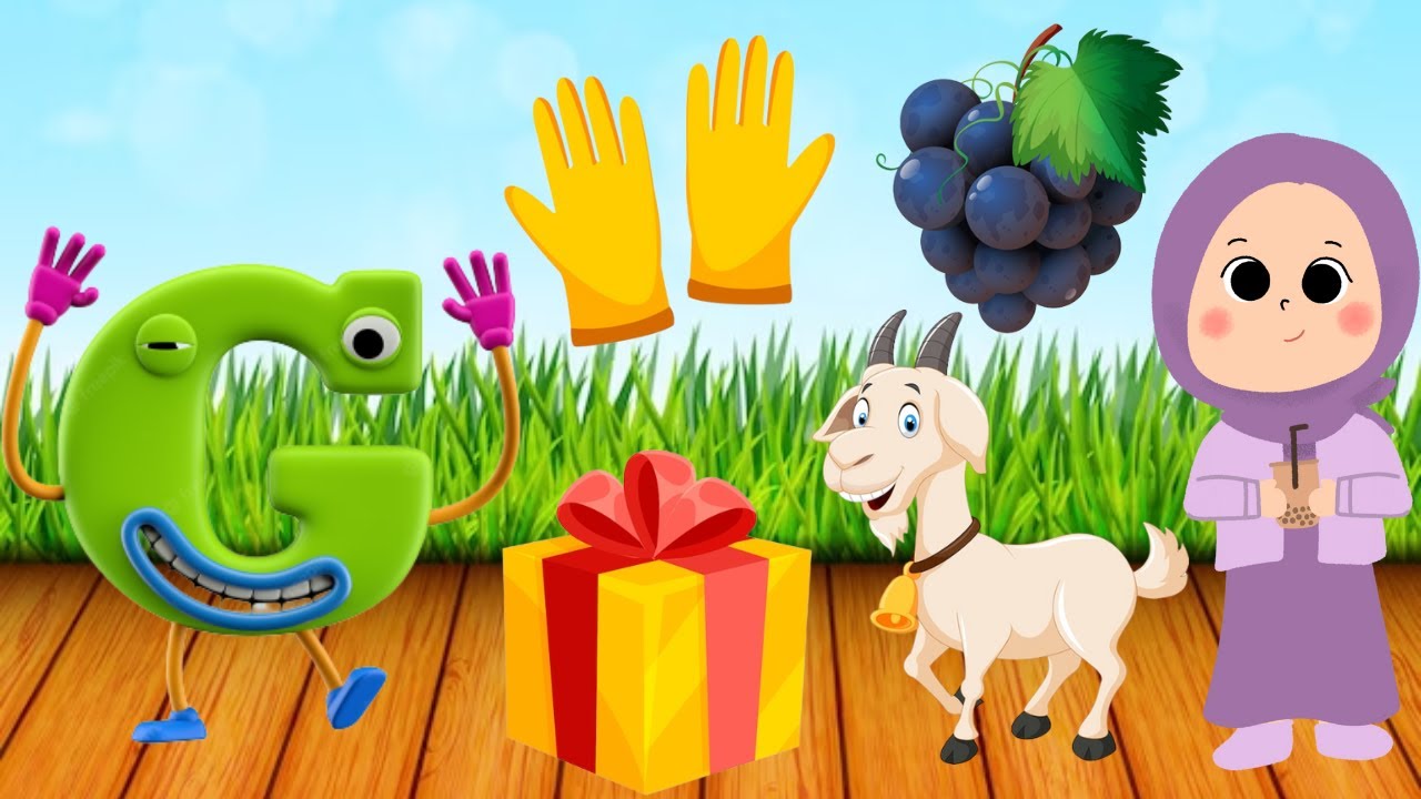 Things starts with letter G | letter Gg | things that begins alphabet G ...