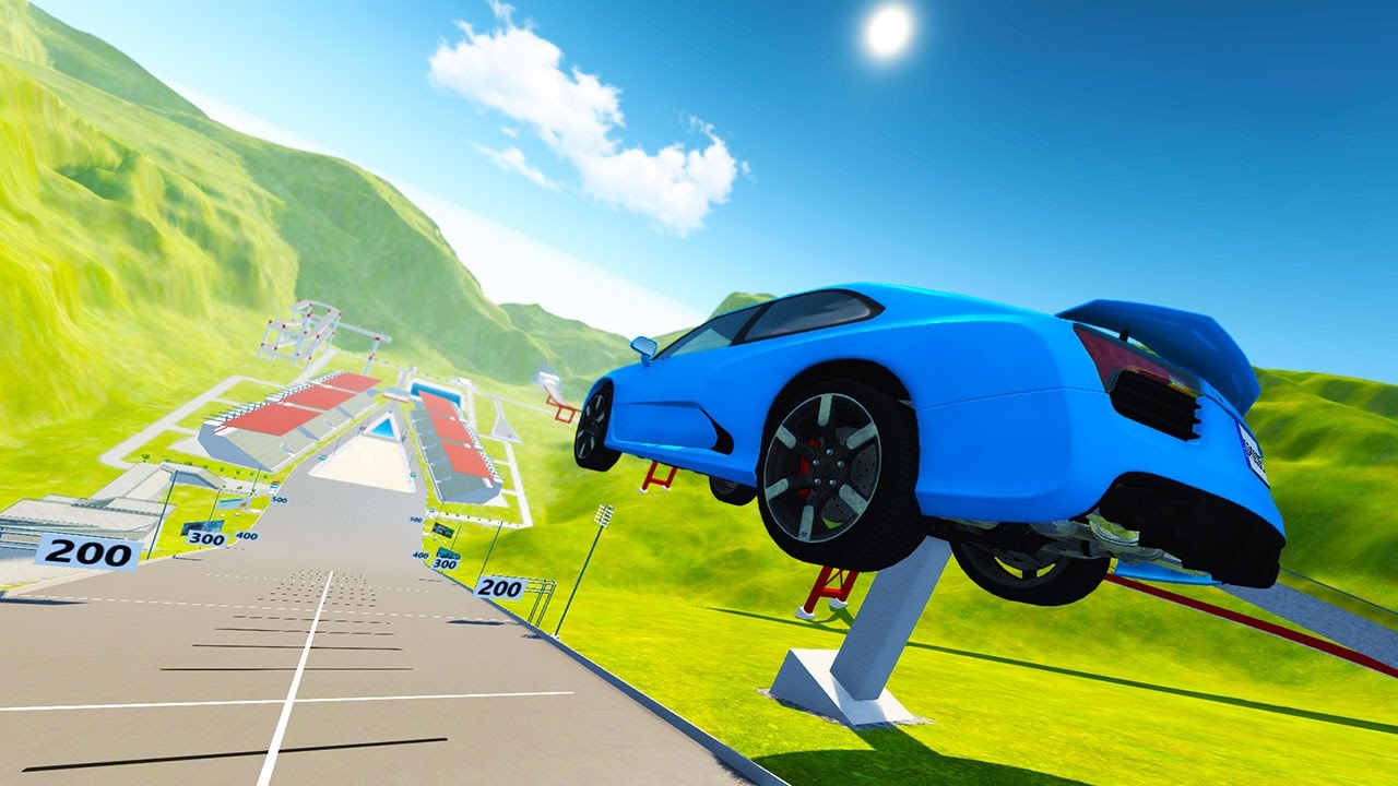 WHICH CAR CAN JUMP THE FARTHEST?! - BeamNG Drive Car Jump Arena ...