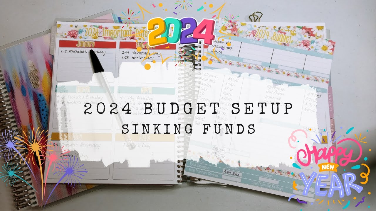 Setting Up Yearly Sinking Funds / 2024 Budget Set Up / Yearly Budget ...