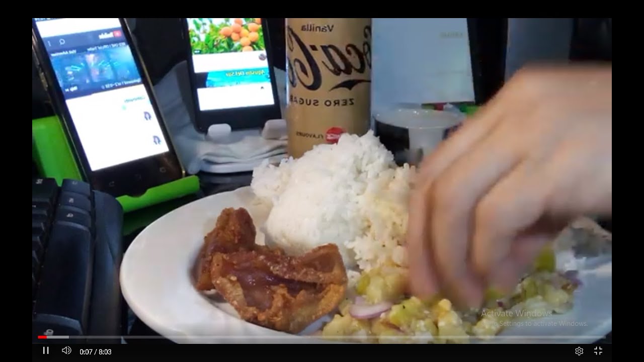 Yummy Deep Fried Pork and Kinilaw na Talong ( Eggplants Salad) with ...