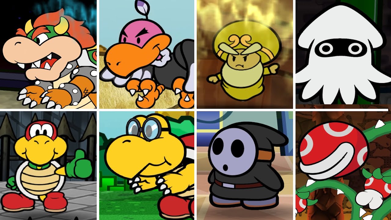 Paper Mario [N64] ALL Bosses WITHOUT Damage! - YouTube