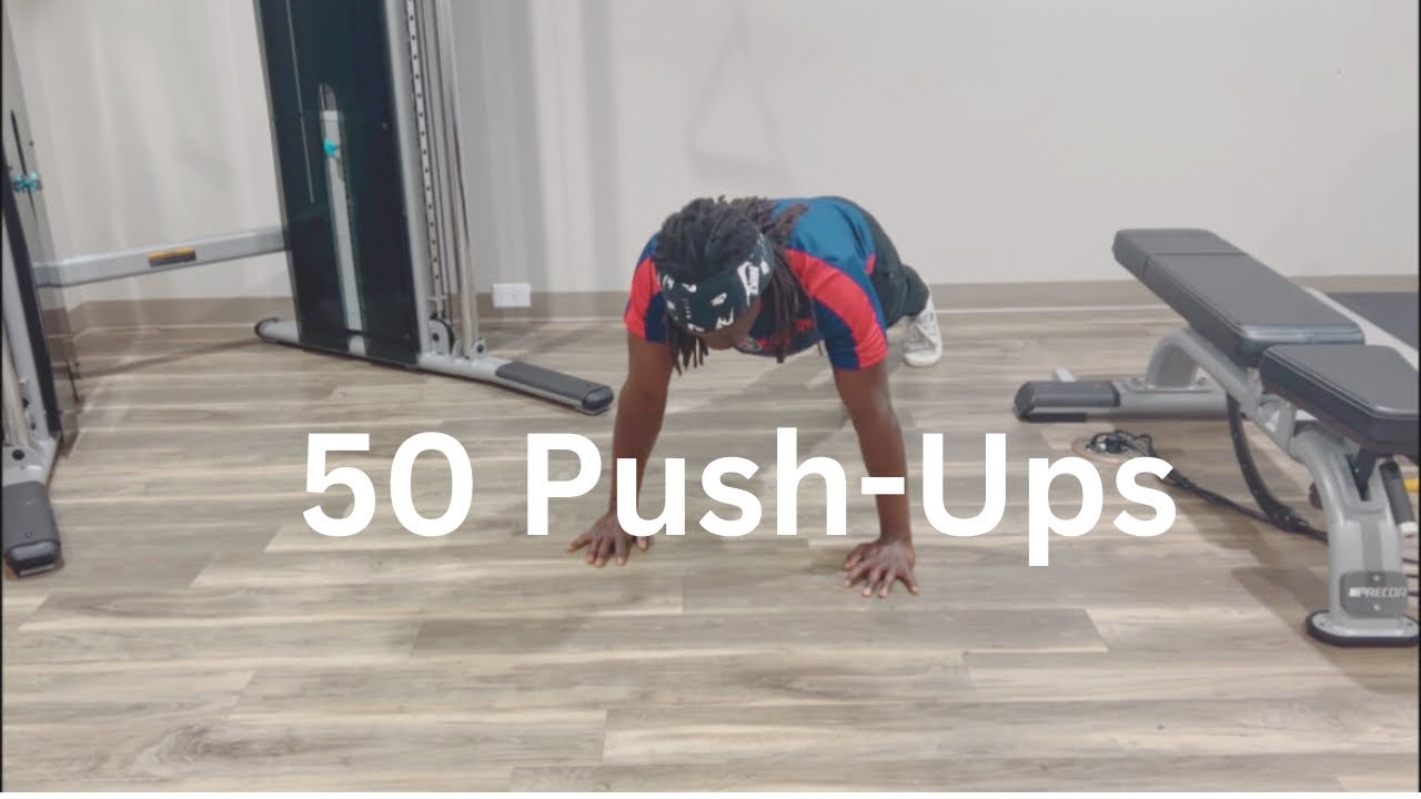 How to do 50 push ups easily - YouTube
