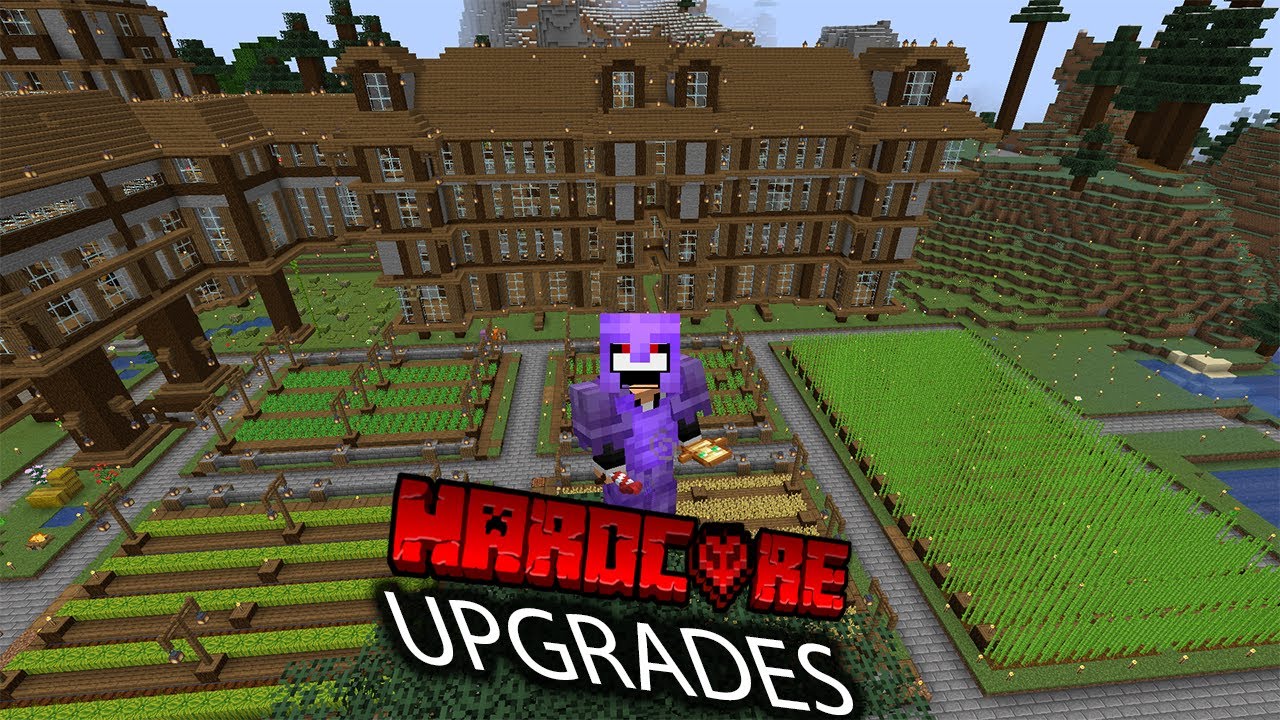 My BIGGEST Build in HARDCORE Minecraft yet! - #30 - YouTube