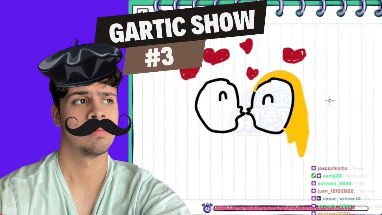 SOY TREMENDO ARTISTA - GARTIC SHOW 3️⃣ - YouTube