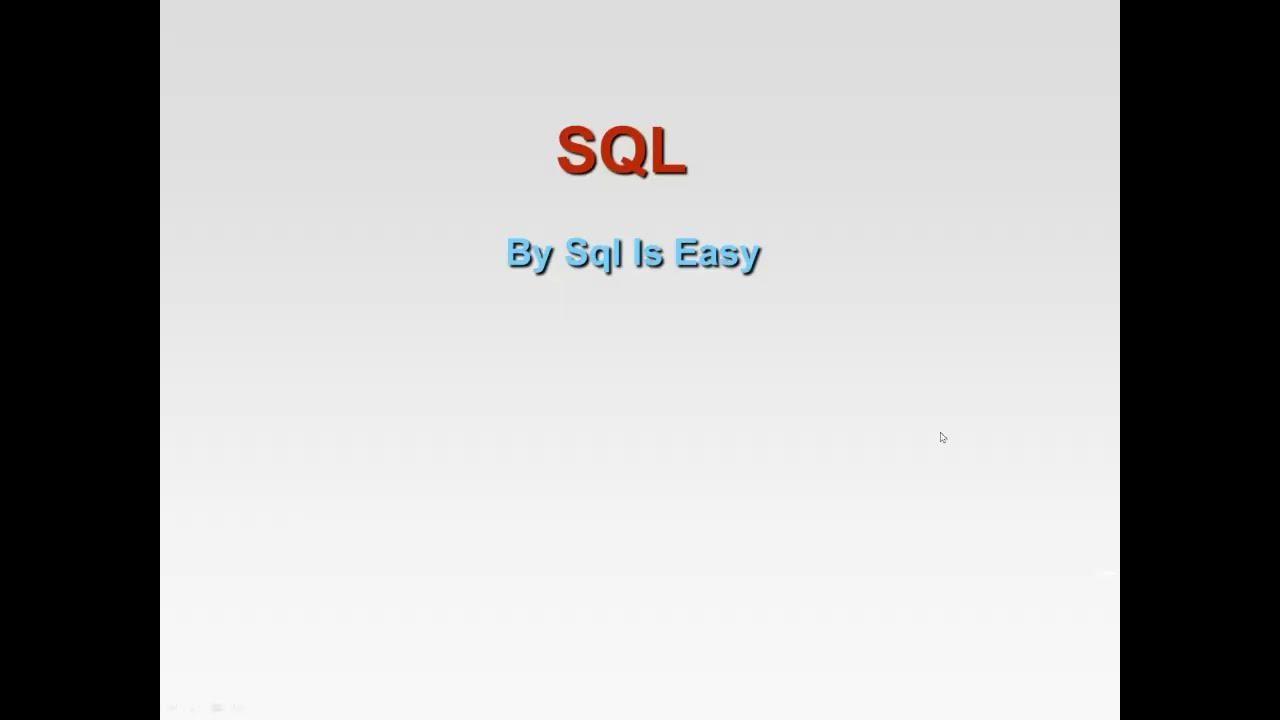 What is Sql and Sql Components ? #mostimportantquestions - YouTube