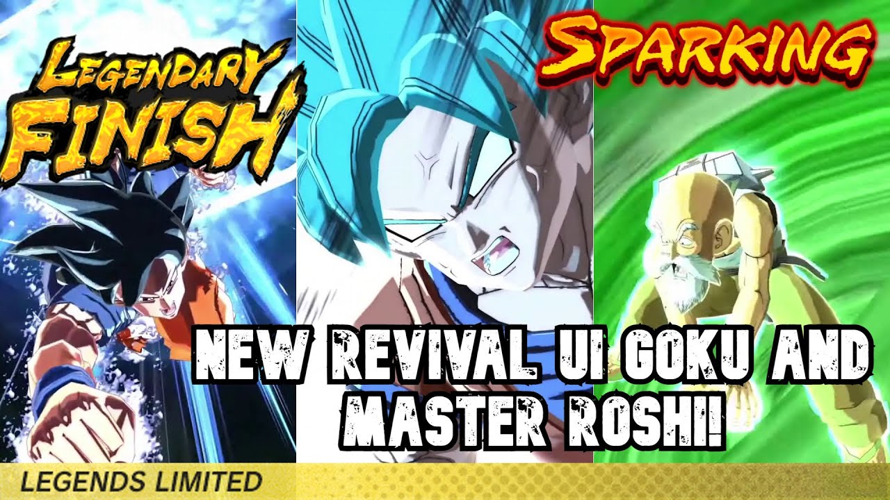 NEW LF REVIVAL UI GOKU AND MASTER ROSHI! GAMEPLAY REACTION! ( DRAGON ...
