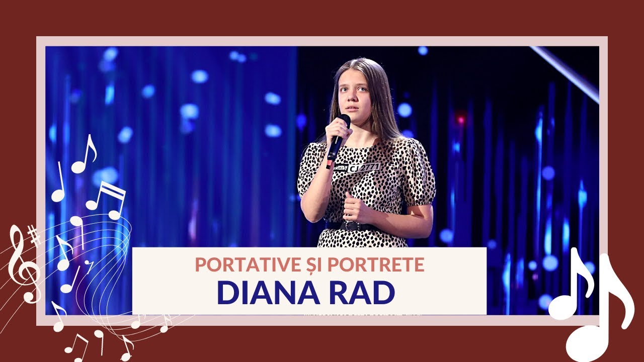 DIANA RAD uimește cu vocea ei | Muzica LIVE | Portative si Portrete ...