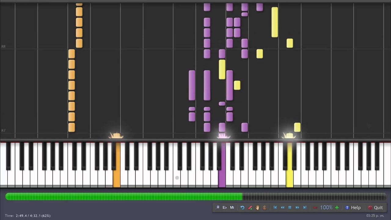 ELO - Last Train to London - Synthesia Piano HD - YouTube