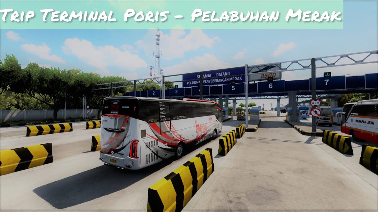 ARMADA TERBARU BUS MPM SR3 Panorama | POV Terminal Poris - Pelabuhan ...