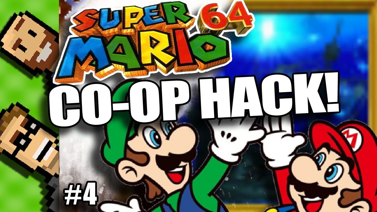 2 PLAYER SIMULTANEOUS! Super Mario 64 CO-OP Hack (Ep 4) Multiplayer ...