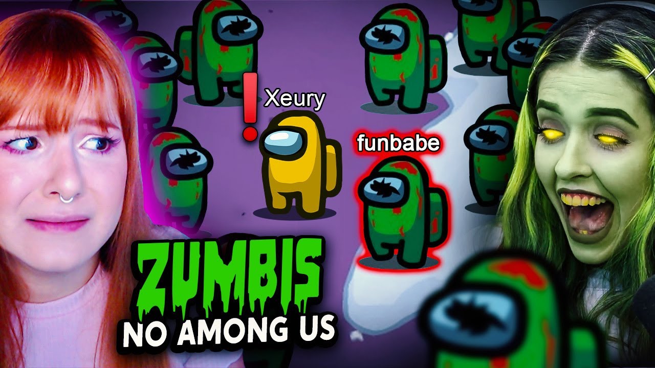 FOMOS ATACADOS POR ZUMBIS NO AMONG US!! *NOVO* MOD! (FUNBABE, CHERRY, GAB E CAIO) - YouTube