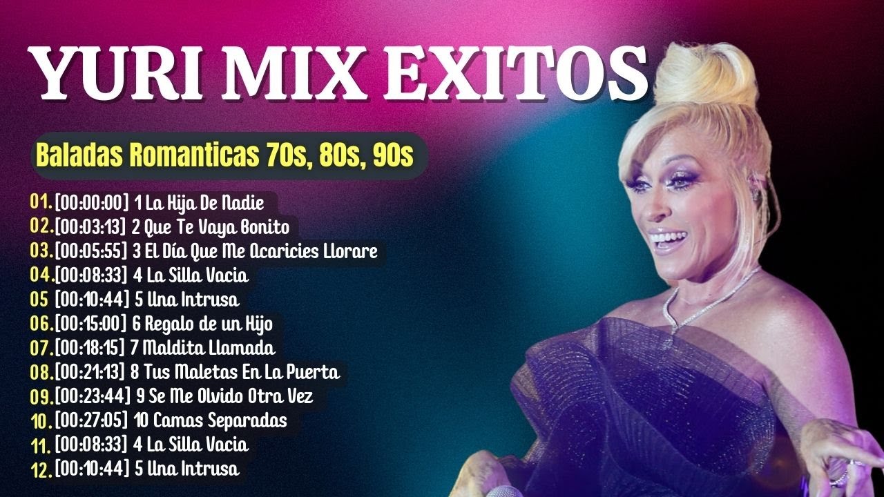 Yuri Canciones Románticas Memorables que Tocan el Corazón ~ Éxitos de ...