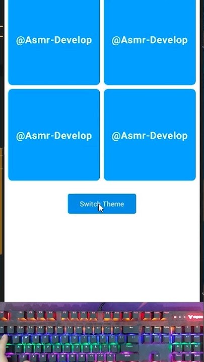 JetpackCompose Tips: Switch Theme with Animation - YouTube