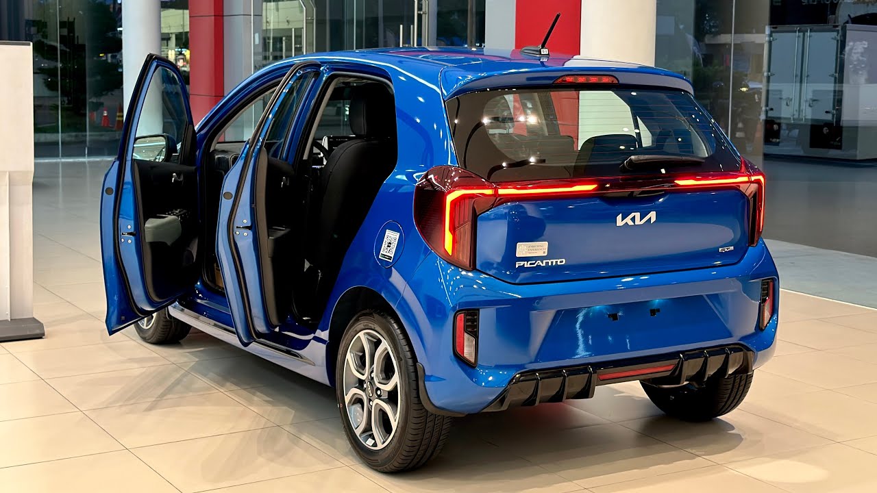 New Color Kia Picanto GT-Line 2024 Review Interior and Exterior - YouTube