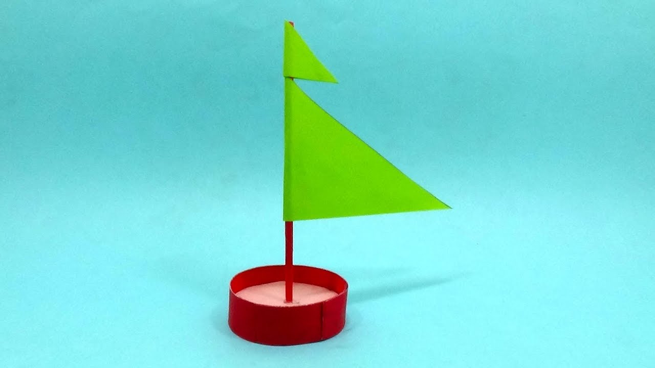 How To Make The Round Fishing Boat With Paper - Fishing Platform ...