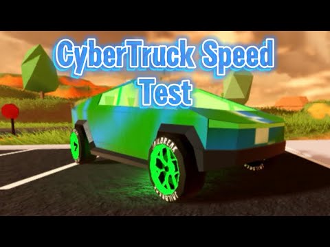 CyberTruck Speed Test | Roblox Jailbreak - YouTube