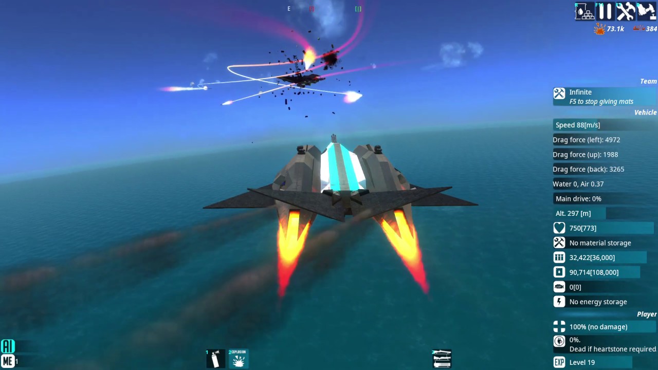 From the Depths Dogfight: Fighter Test - YouTube