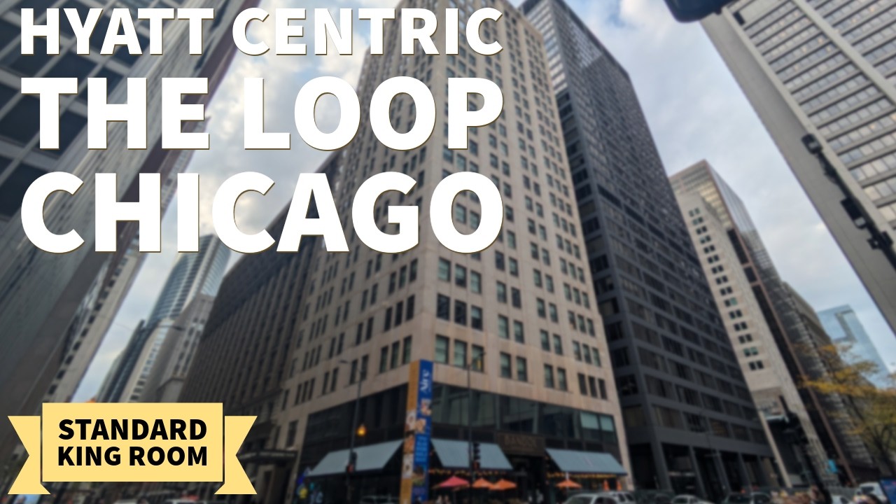 Hyatt Centric The Loop Chicago - Standard King Room Tour - YouTube