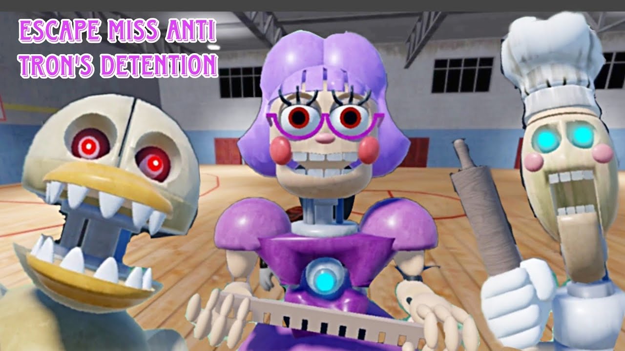 Escape Miss Anti Tron's Detention | Roblox - YouTube